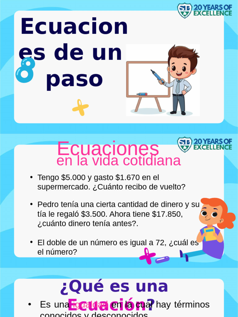 Resolución de Ecuaciones Básicas | PDF