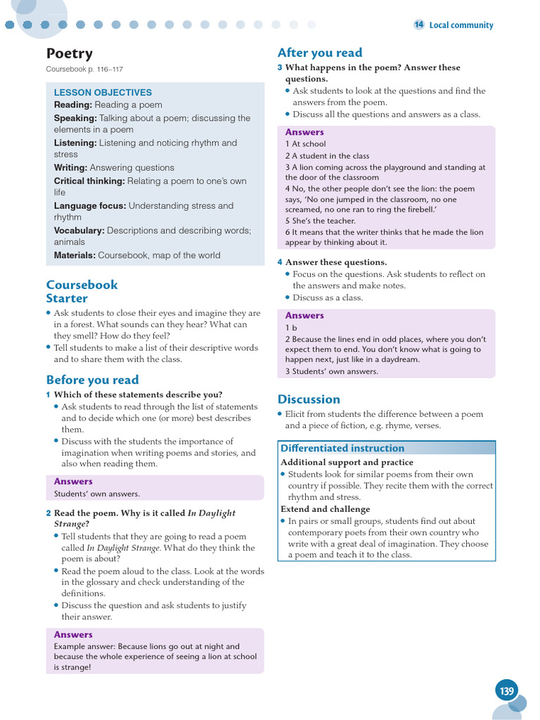 Unit 14 Poet | PDF | Poetry | Learning