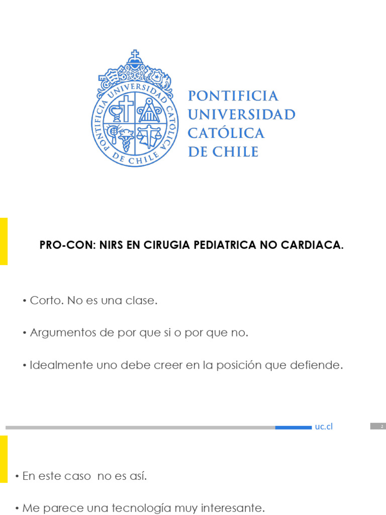 Mario Concha - CON - NIRS en Cirugía Neonatal | PDF | Especialidades ...