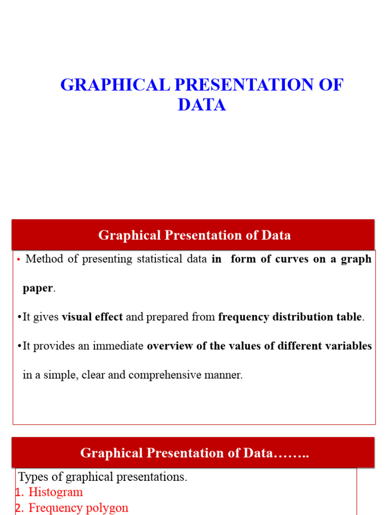 5. Graphical Presentation of Data.pptx (1) | PDF | Histogram ...