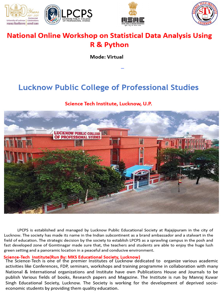 Dec 21-27-2025 - Brochure - National Online Workshop On Statistical ...