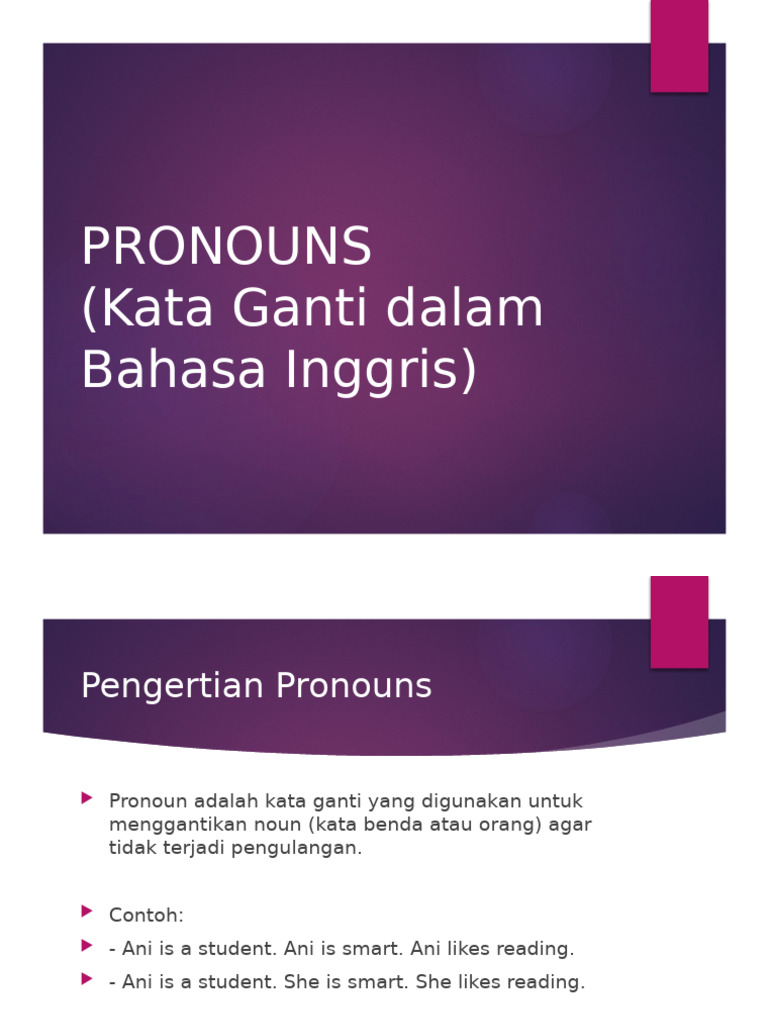 Understanding English Pronouns Guide | PDF | Pronoun | Morphology
