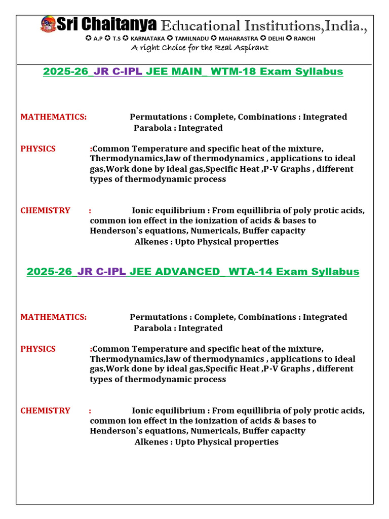 (22 & 23.11.2025)_jr C-ipl_jee Main Wtm-18 & Advanced Wta-14 _exam ...