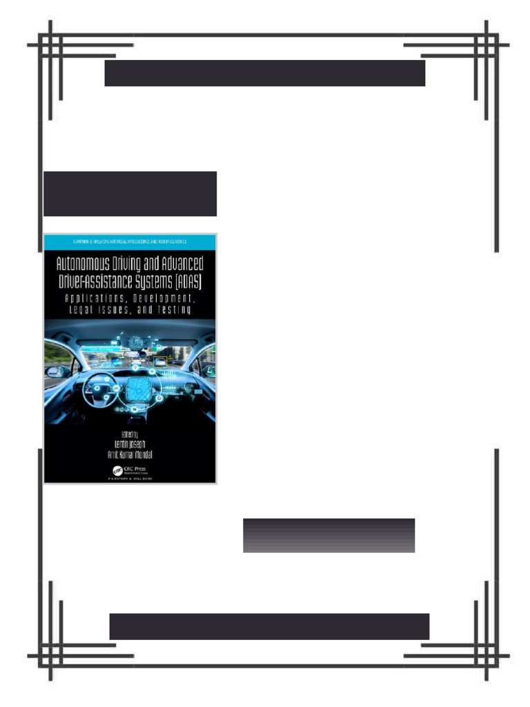 Autonomous Driving and Advanced Driver-Assistance Systems (ADAS ...