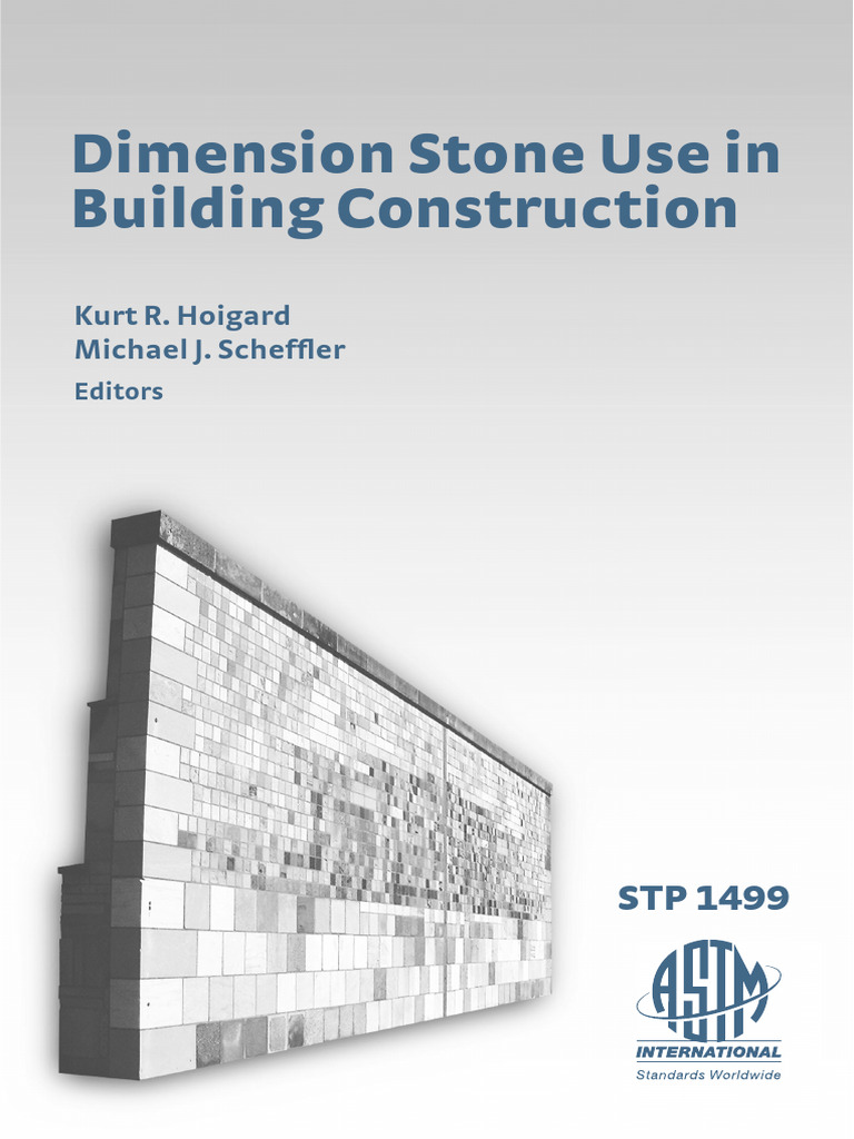 Dimension Stone Use in Building Construction Stp1499-Eb-dl.29963 | PDF ...