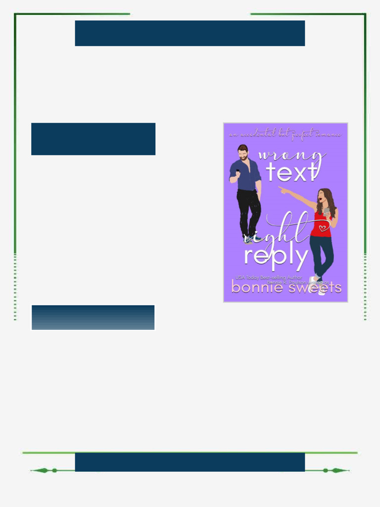 Wrong Text Right Reply Accidental But Perfect Romance 1 1st Edition ...