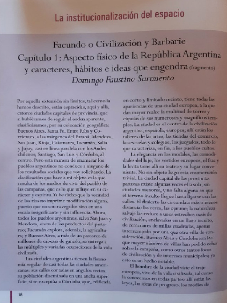 Facundo (fragmento) | PDF