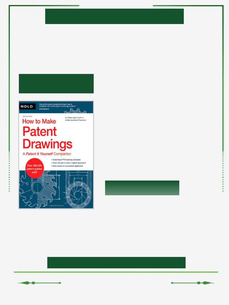 How to Make Patent Drawings A Patent It Yourself Companion 5th Edition ...