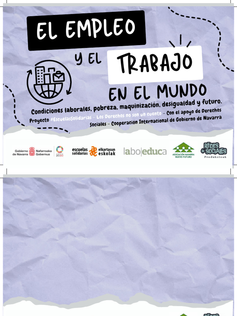 El Empleo y El Trabajo en El Mundo | PDF | Desigualdad social ...