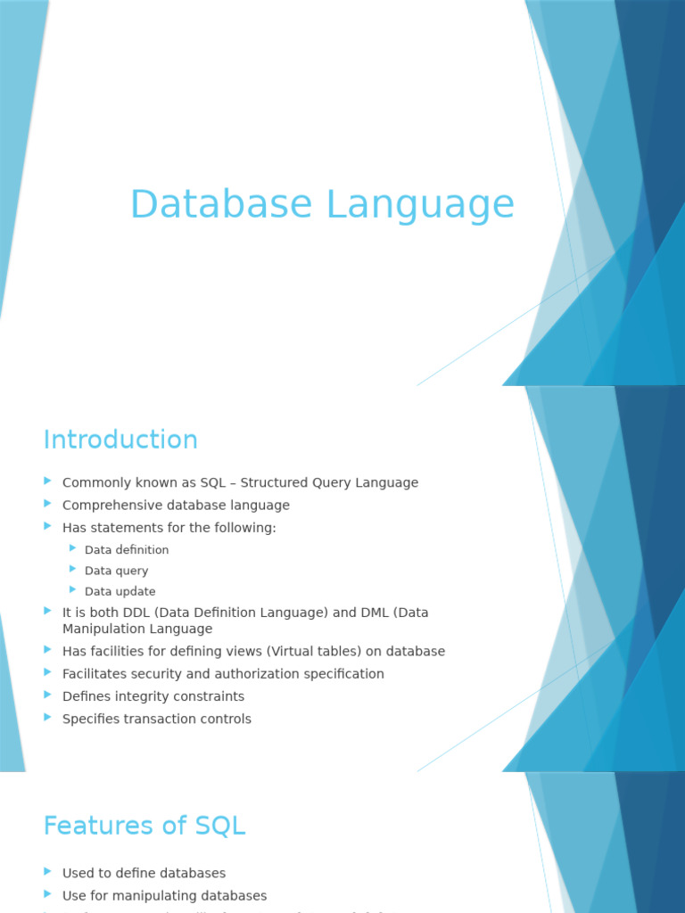 Dbms Unit3 Languages | PDF | Databases | Software Design