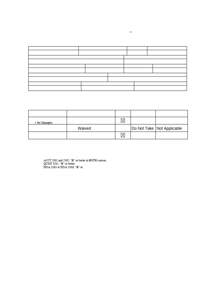 MBA Degree Plan at UTRGV | PDF | Master Of Business Administration ...