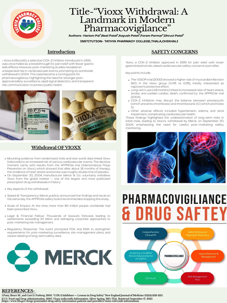 Vioxx Withdrawal: Key Findings and Impact | PDF | Drugs | Medicine