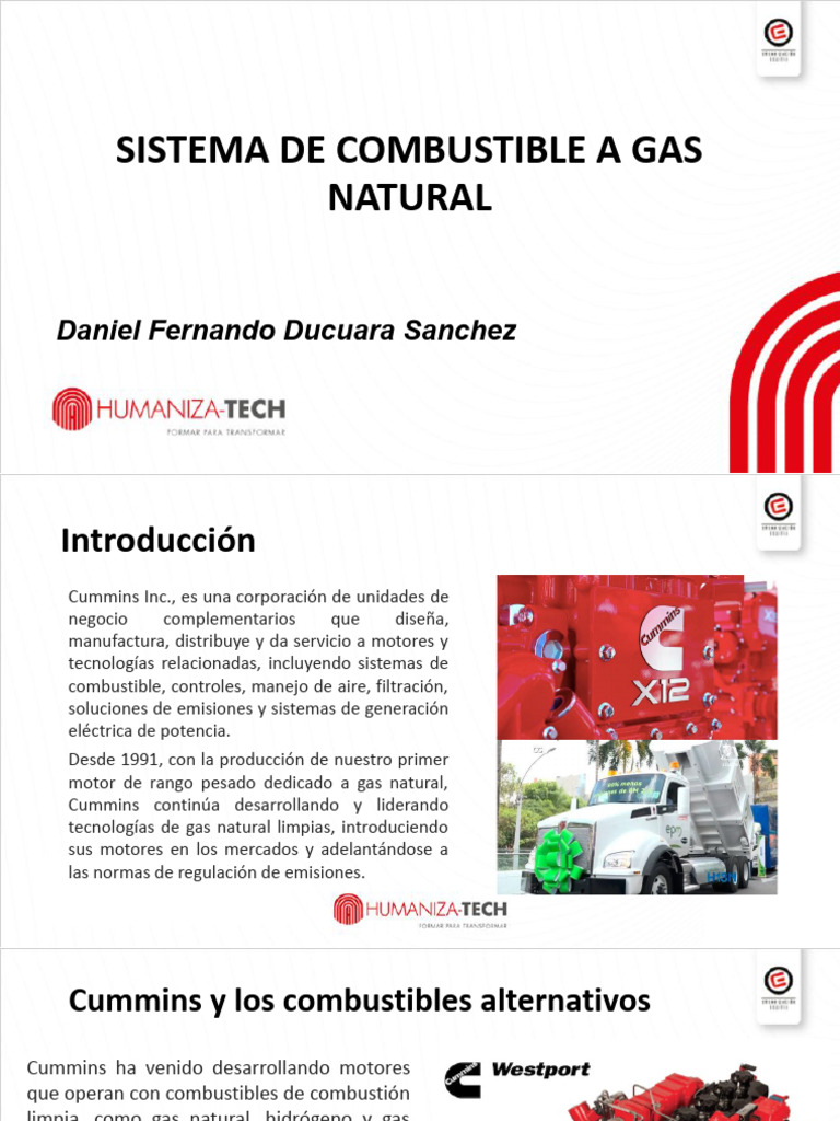 Sistema de Combustible A GAS | PDF | Motor diesel | Gas natural licuado