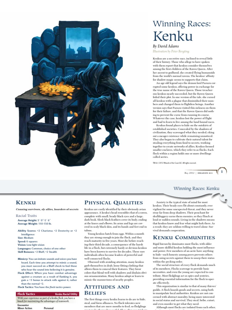 411 DND Dra Kenku | PDF | Mimicry