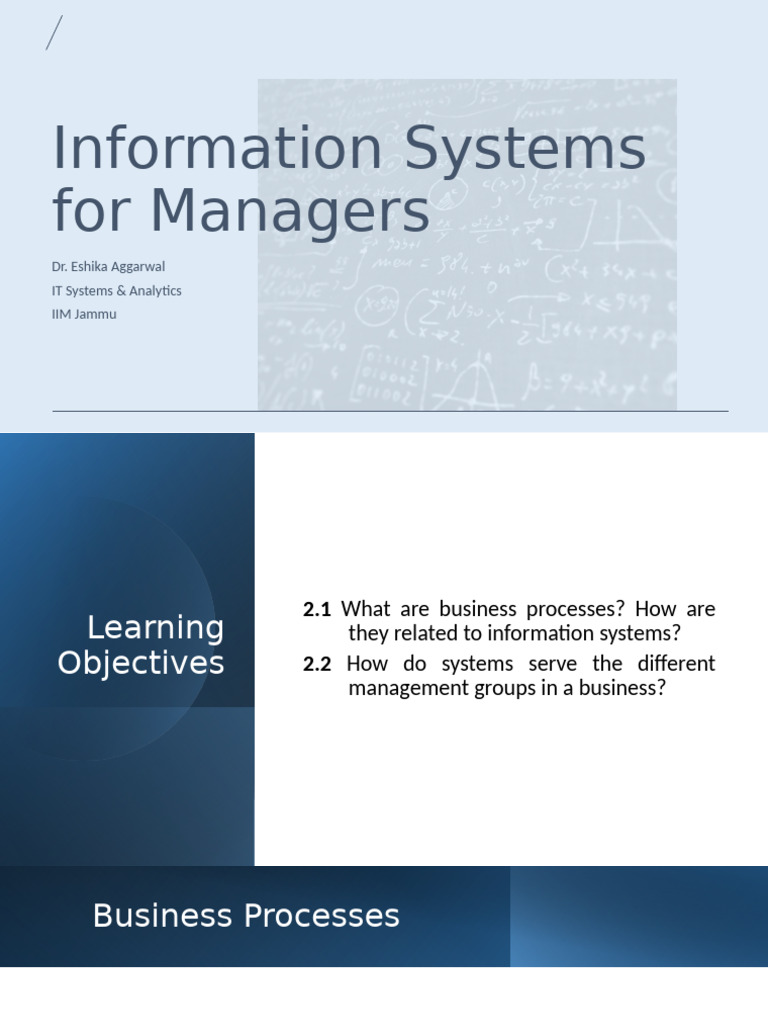3. ISM_Session2_2024_IT Systems | PDF | Business Process | Enterprise ...