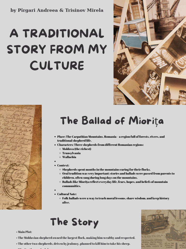 A Traditional Story From My Culture.pdf | PDF | Romania | Shepherd