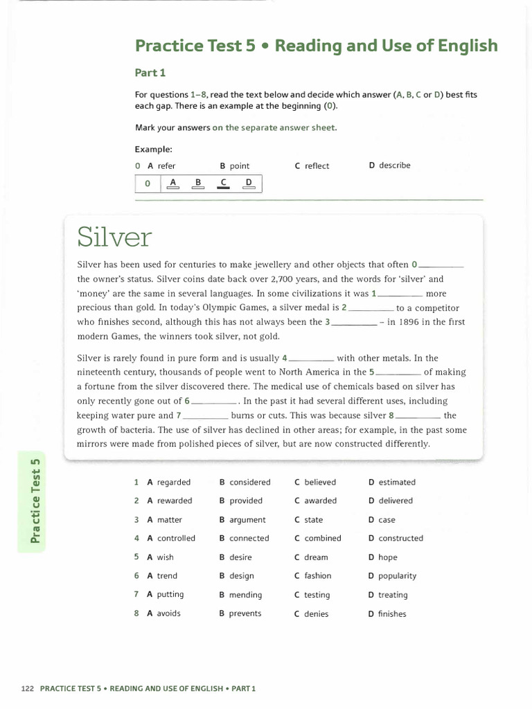 Oxford Ffs Test 5 | PDF | Silver | Invention
