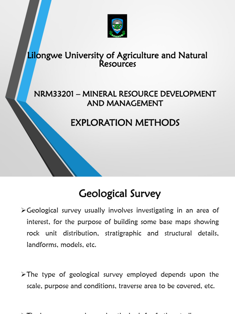 NRM33201 MINERAL RESOURCE | PDF | Geology | Remote Sensing