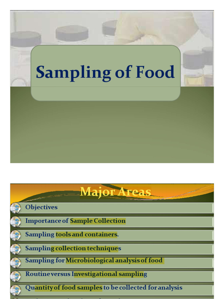Unit 3 - Sampling of Food PDF | PDF | Milk | Sugar