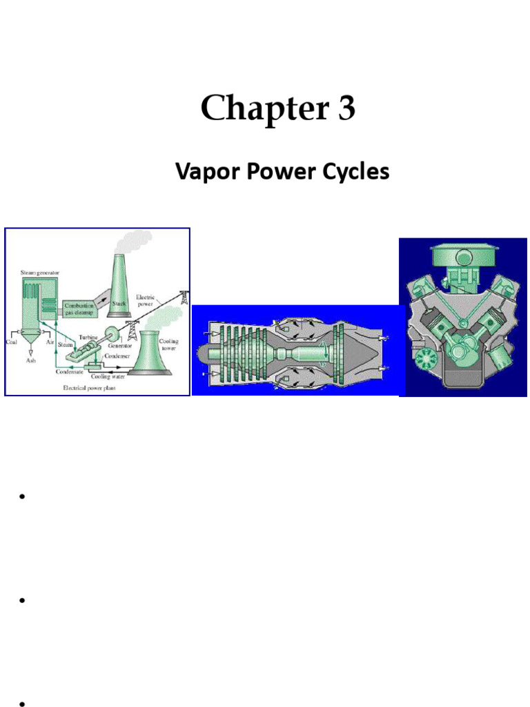 Chapter 3 - Vapor Power Cycles | PDF | Steam | Energy Conversion