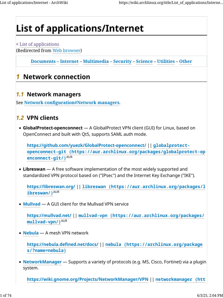List of Applications | PDF