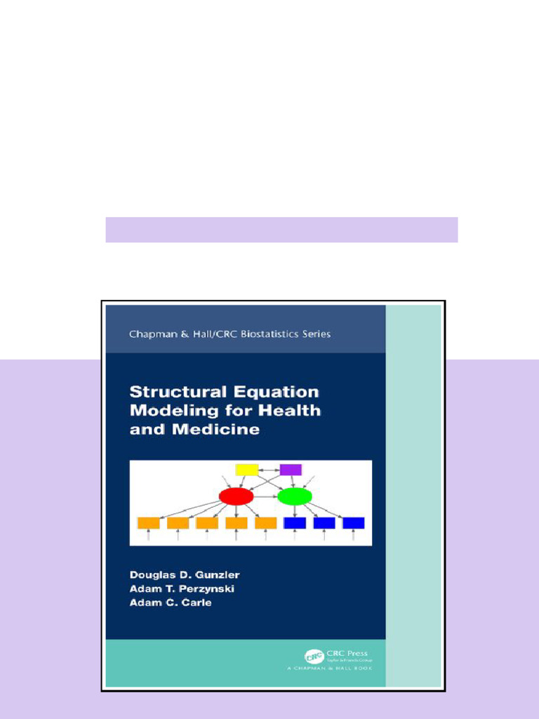(Ebook) Structural Equation Modeling for Health and Medicine by Douglas ...