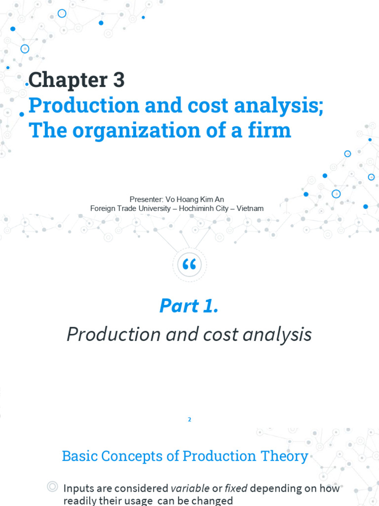 Production and Cost Analysis Overview | PDF | Marginal Cost | Business
