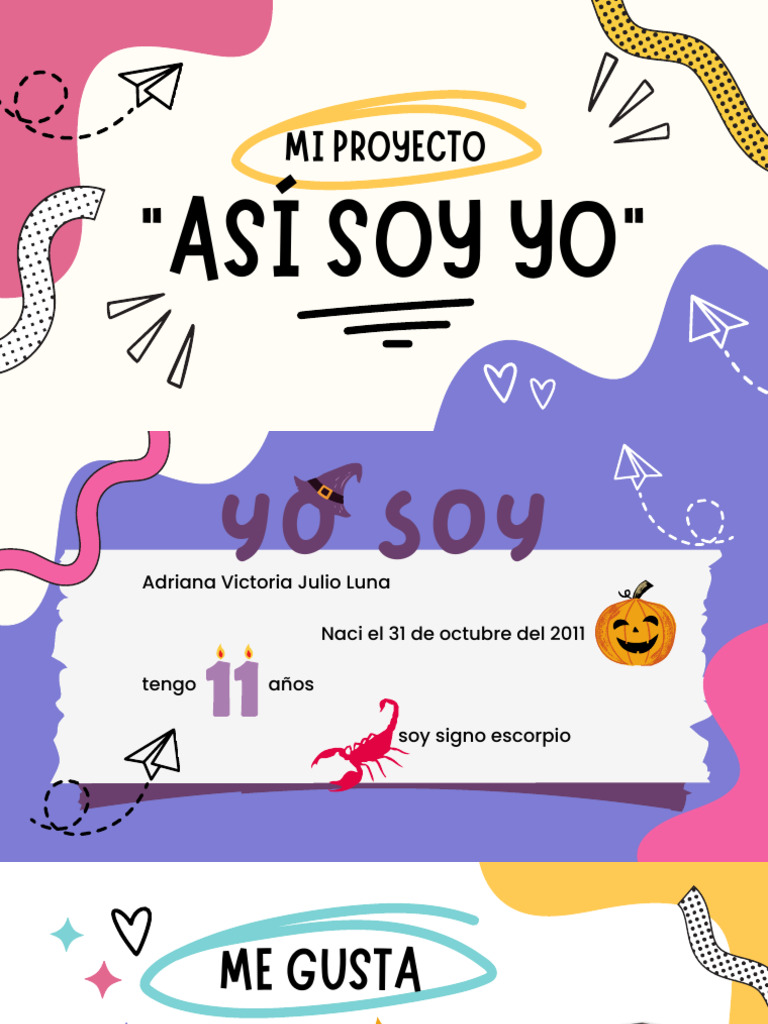 Mi Proyecto Asi Soy Yo | PDF