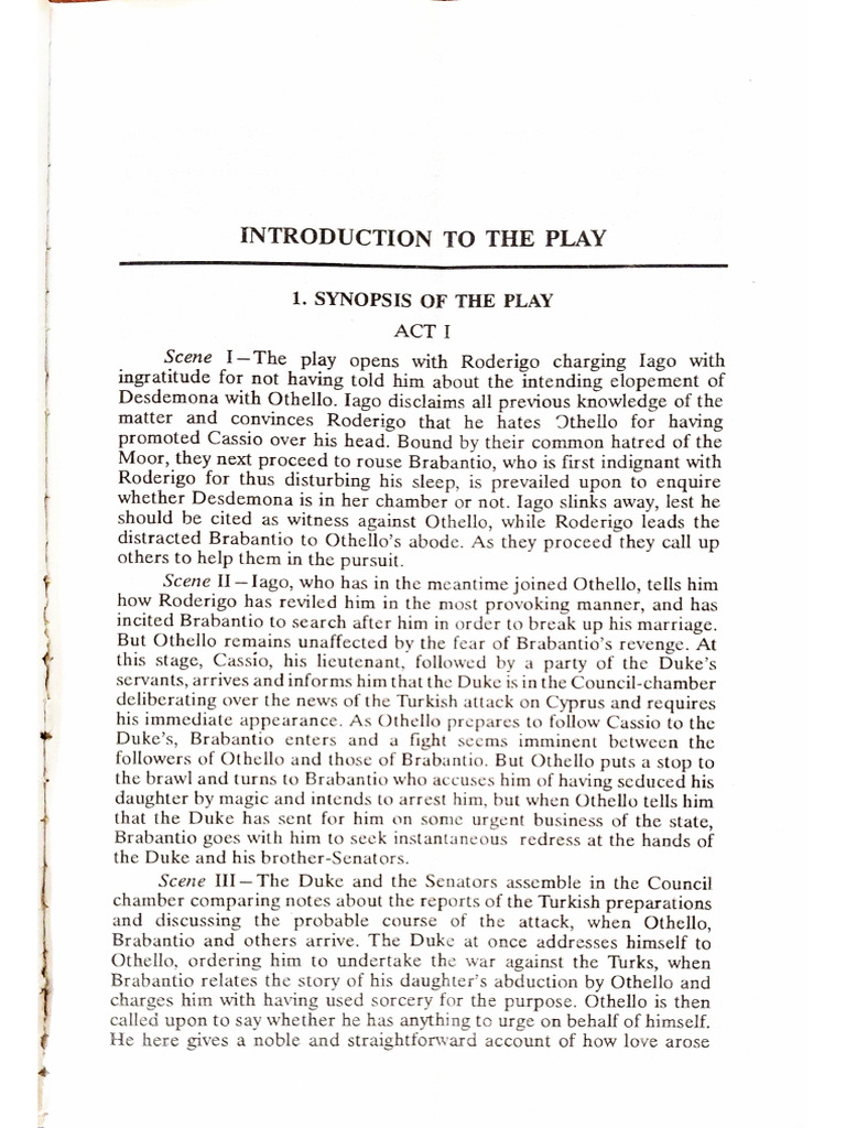 Othello by William Shakespeare | PDF