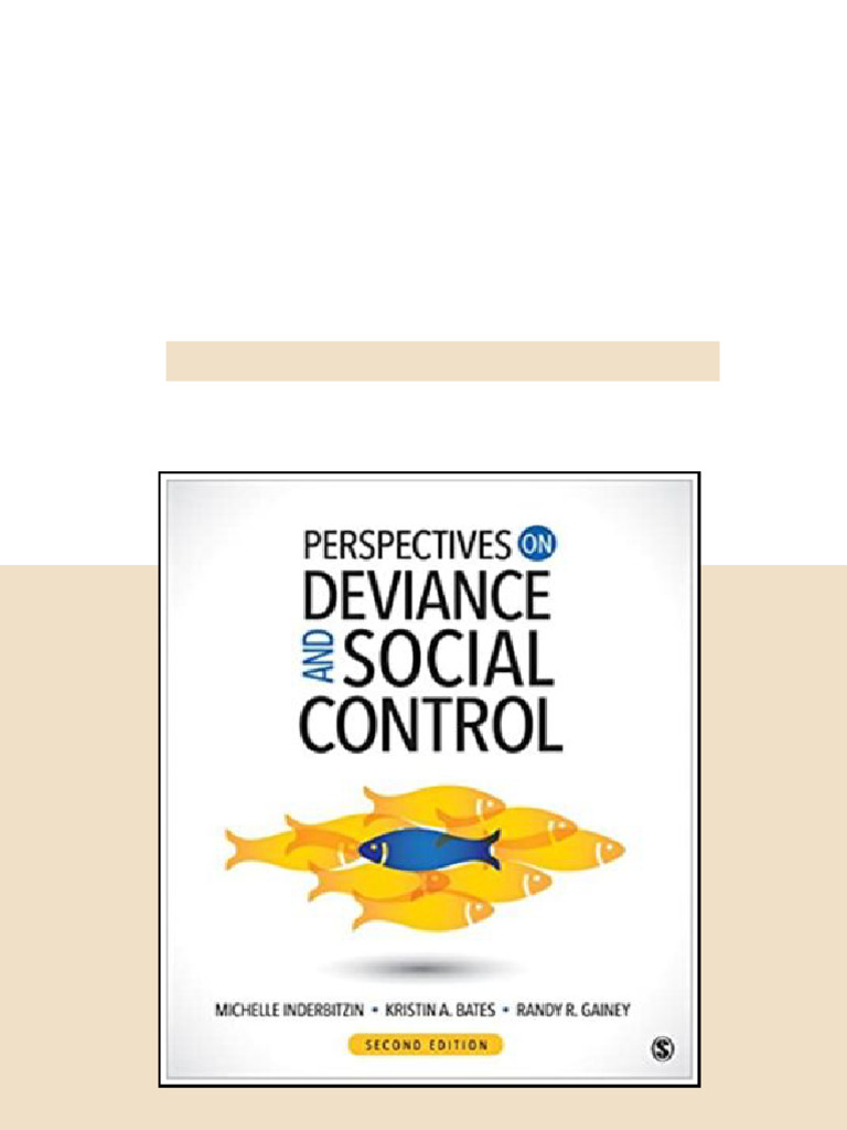 Test Bank For Perspectives On Deviance and Social Control, 2nd Edition ...