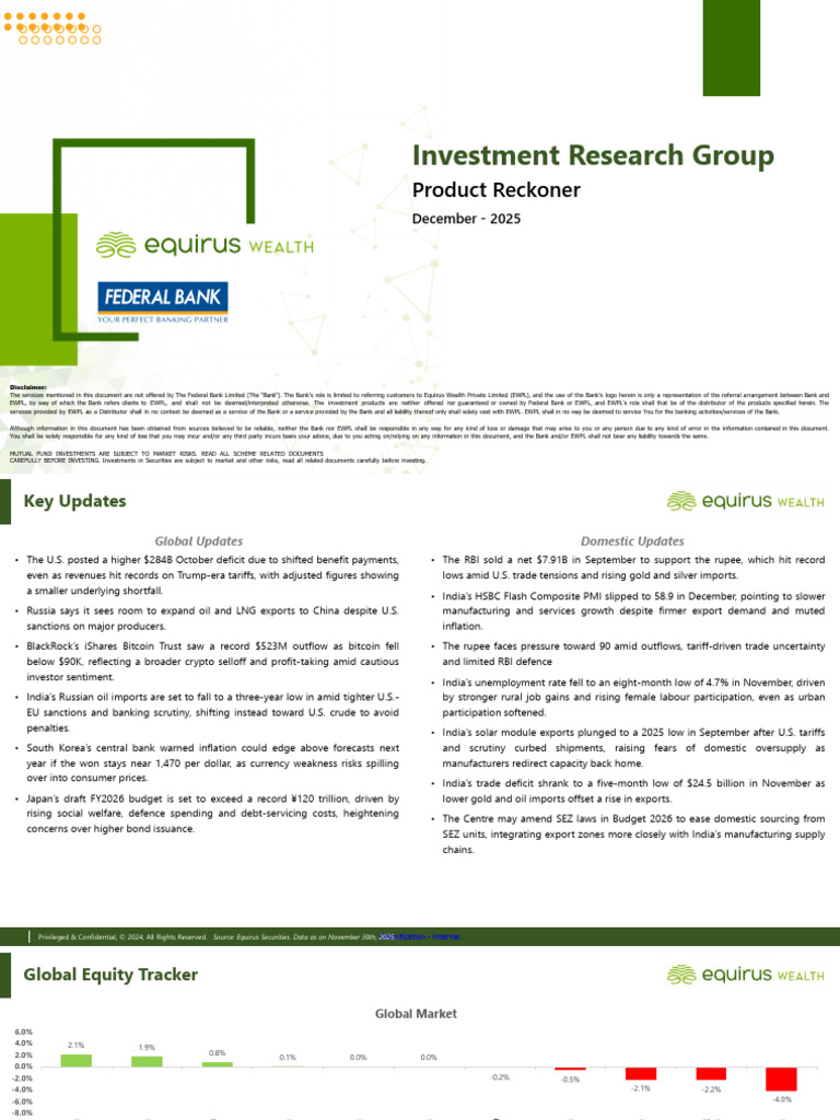 Collated Product Reckoner December 2025 Federal | PDF | Inflation ...