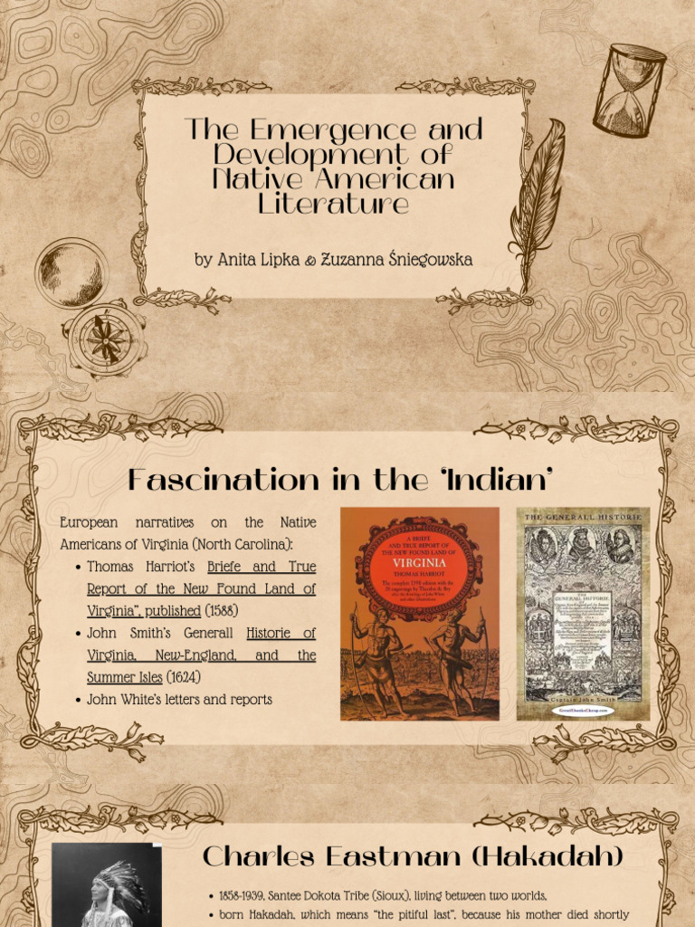 The Emergence and Development of Native American Literature-1 | PDF