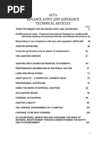 Understanding Audit Risk in ACCA F8 | PDF | Financial Audit | Audit