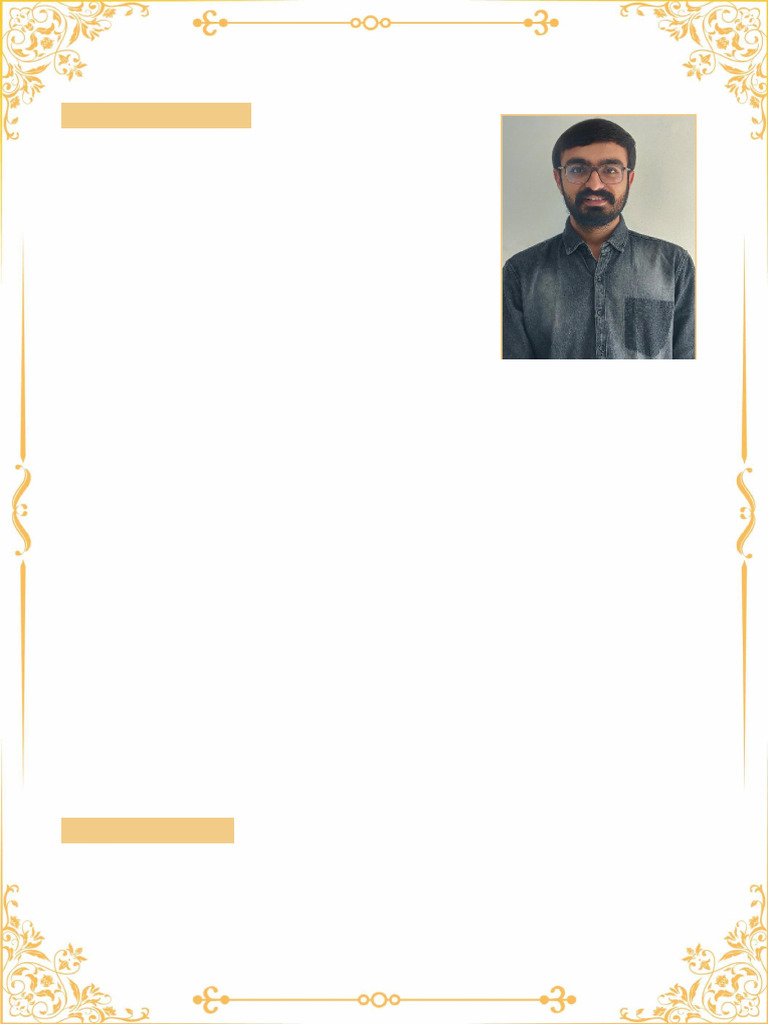 Tanay Trivedi Biodata | PDF