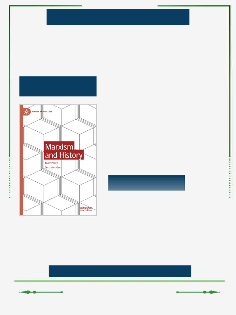 Marxism and History Second Edition Matt Perry eBook multi-chapter ...
