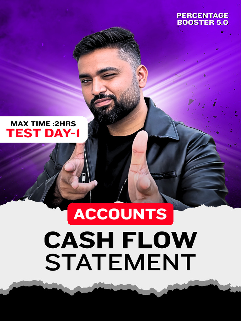 Test Day-1: Cash Flow | PDF | Dividend | Cash Flow Statement