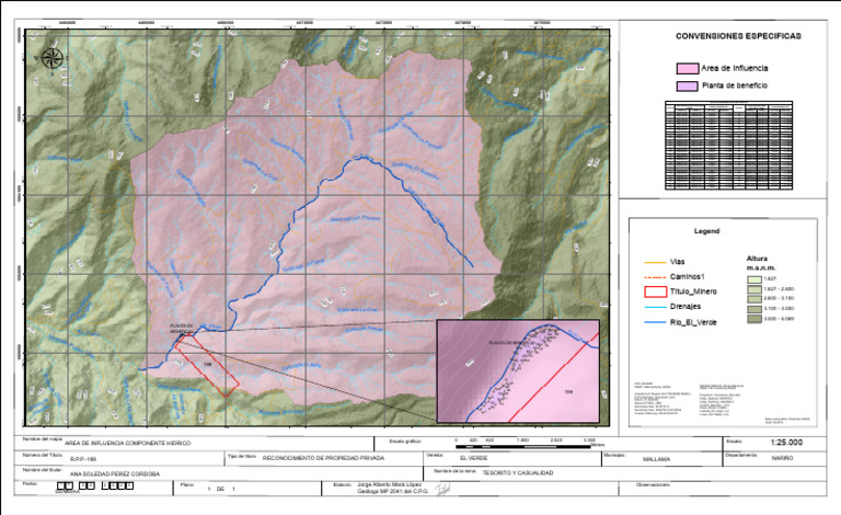 Area Influencia Componente Hidrico | PDF