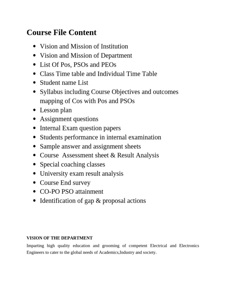 Course File Content-1 | PDF | Intelligence | Cognition