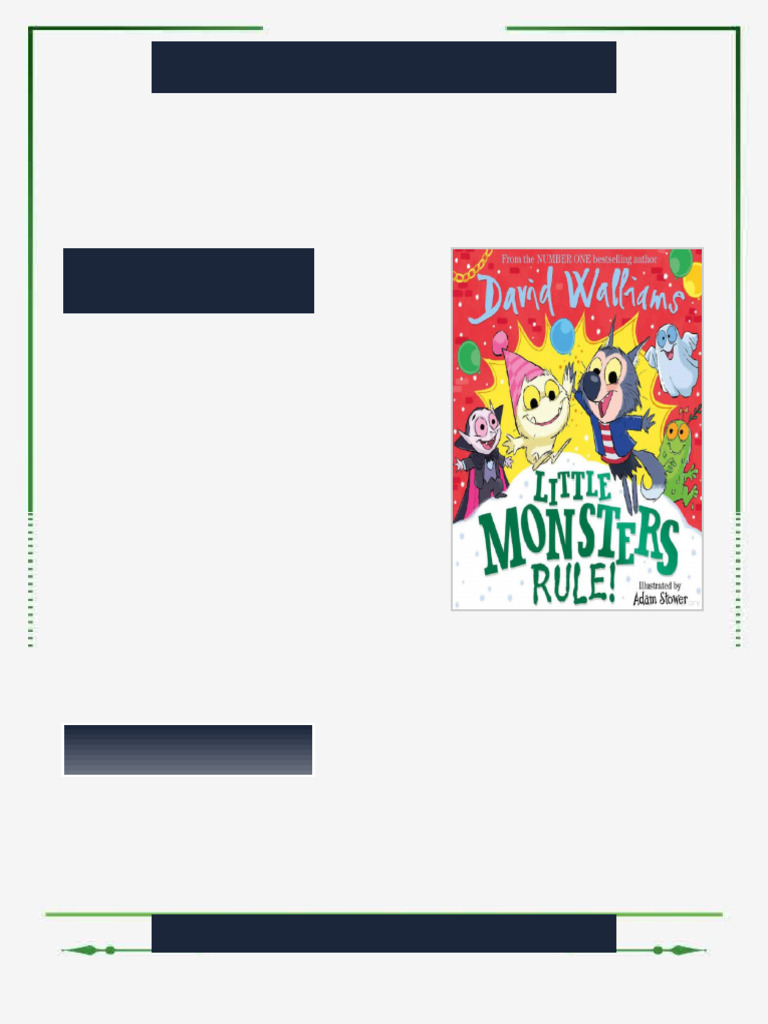 Little Monsters Rule!: The Funny New Illustrated Children?s Picture ...