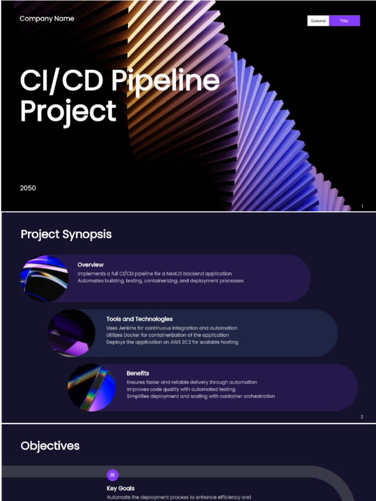 CI CD Pipeline Project Full | PDF