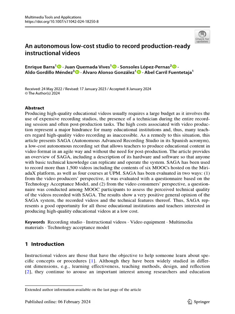 An Autonomous Low-Cost Studio To Record Production | PDF | Personal ...