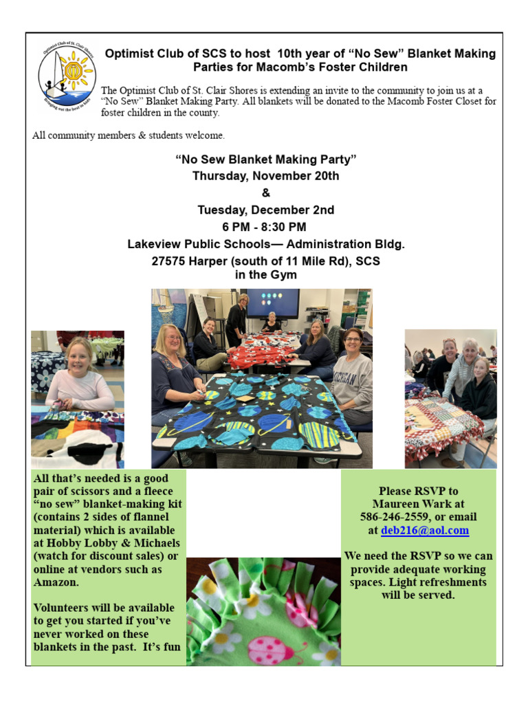 2025 No Sew Blanket Flyer (1) | PDF