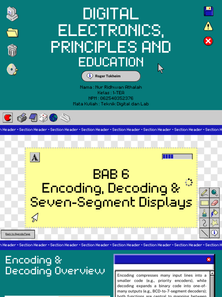 Encoding and Decoding in Digital Displays | PDF | Code | Binary Coded ...