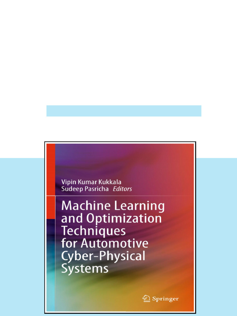 (Ebook) Machine Learning and Optimization Techniques for Automotive ...