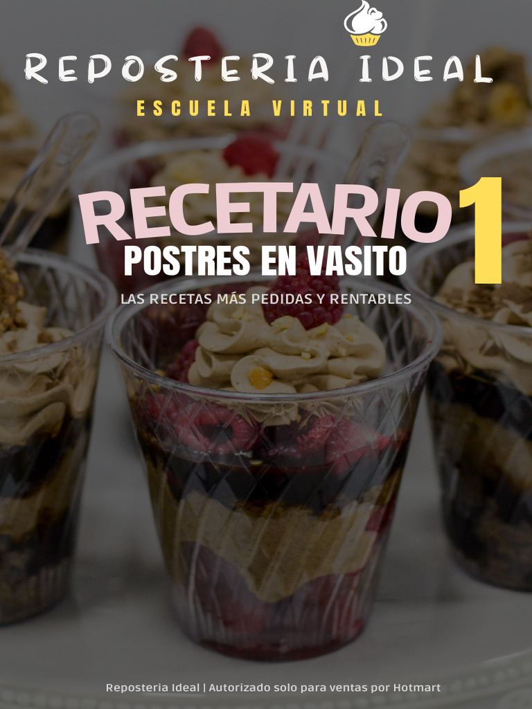 Recetarios de Postres en Vasitos | PDF | Confitería | Postres