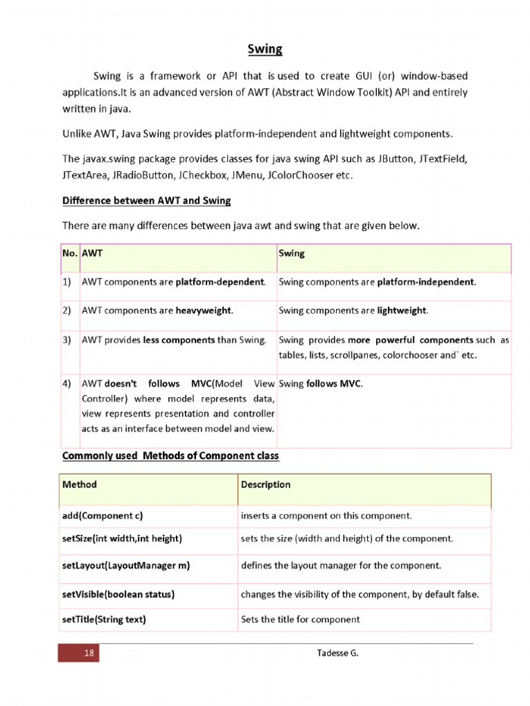 Java Programming Part-11 Lecture Notes Conv | PDF