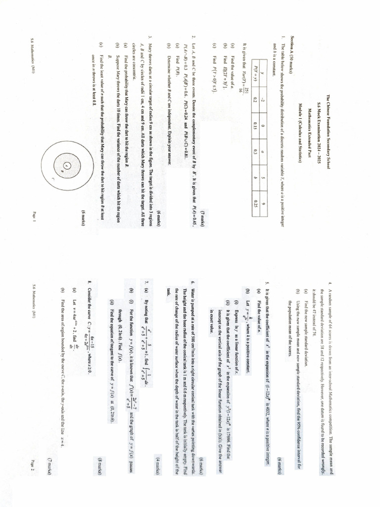 2425 f6 Cfss m1 Mock Test | PDF