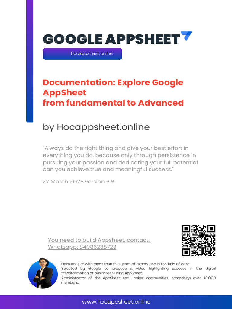 Appsheet Learning Materials From Basic to Advanced (English Version) 3. ...