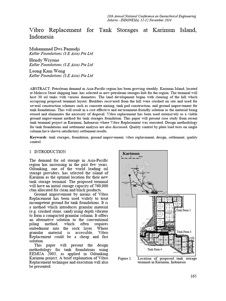 Vibro Replacement for Tank Foundations | PDF | Foundation (Engineering ...