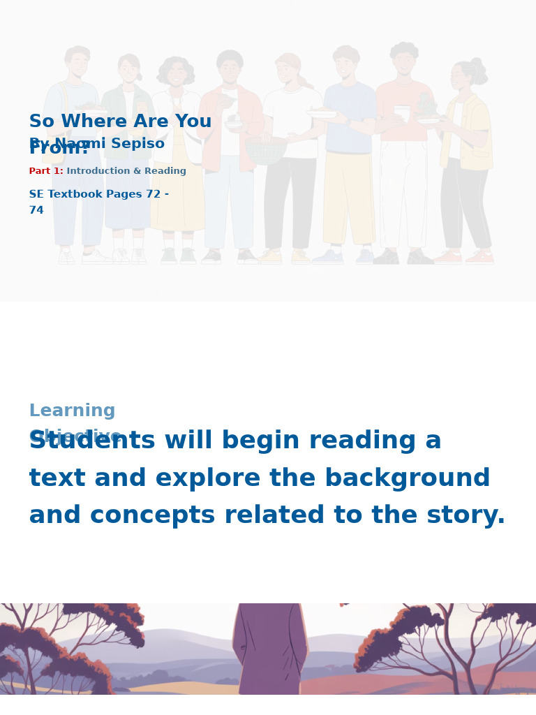(Part+1) So Where Are You From | PDF | Psychological Concepts